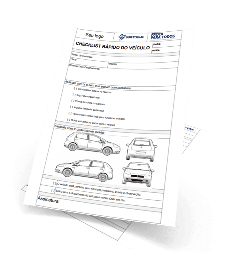 Modelo de Checklist Rápido do Veículo [Para o Dia a Dia] – Contele Fleet